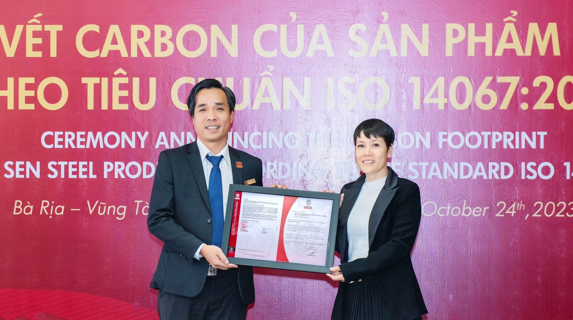 Hoa Sen receives environmental protection certifications | Hoa Sen Group